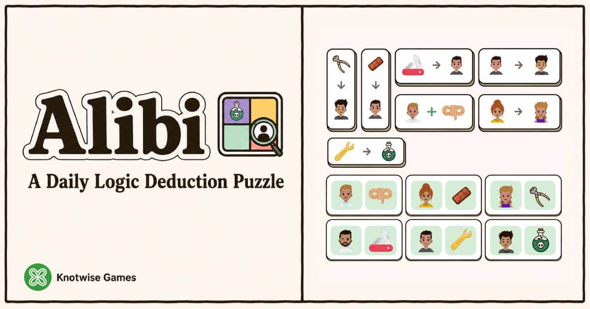 Alibi | Daily Logic Deduction Puzzle